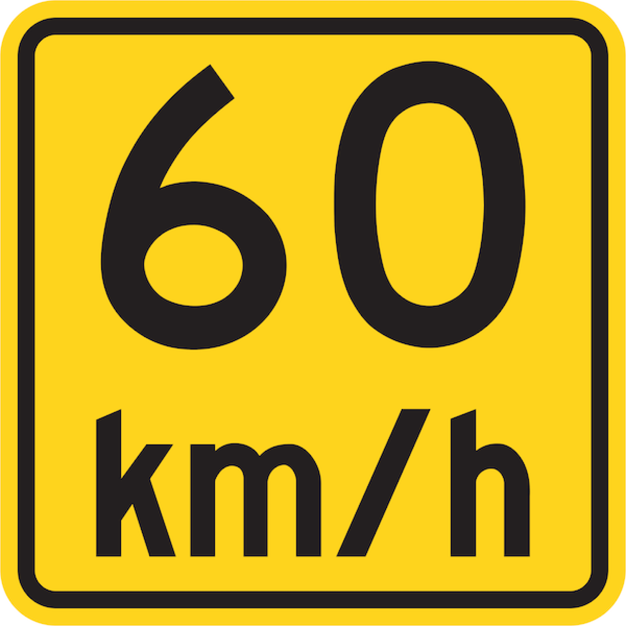 WA-7t – Advisory Speed Tab – On Track Safety