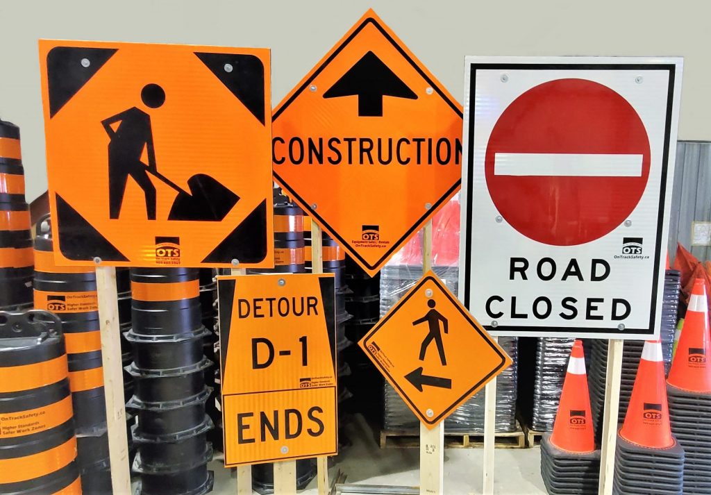 Wooden Signs – Rental – On Track Safety