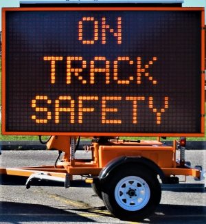 Portable Variable Message Sign (PVMS) – Rental – On Track Safety